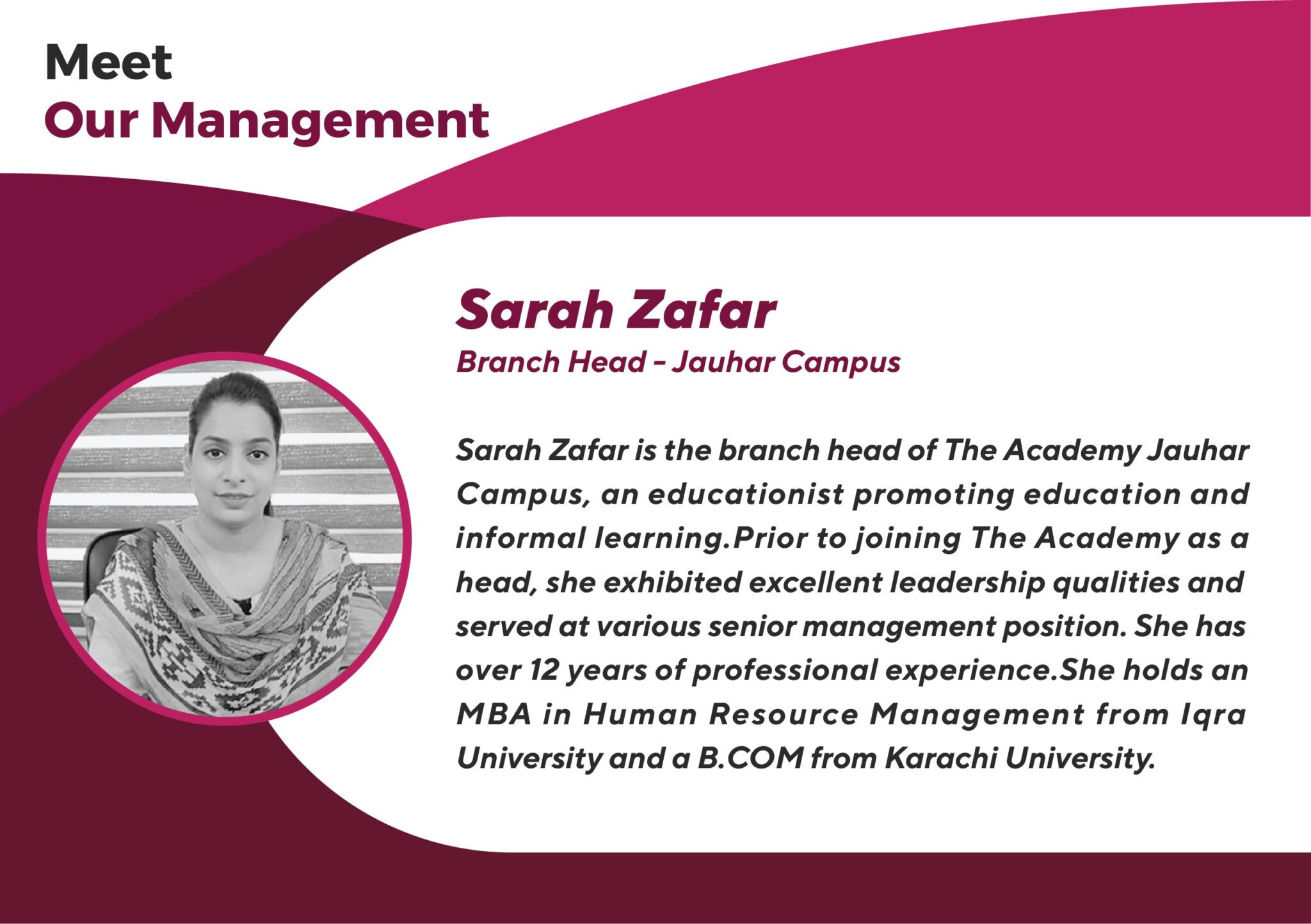 Management | The Academy